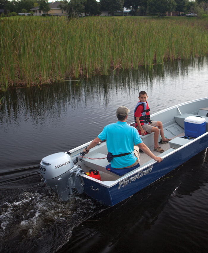 20 HP Honda Outboard Motor